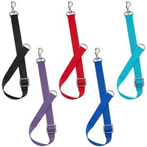 patelai 5 pieces horse bucket straps for horse stalls adjustable bucket strap nylon horse trailer ties horse hanging strap for water bucket horse, hay nets, water buckets, horse outdoor feeders()