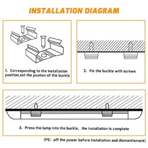 Viugreum 6500K LED Shop Lights for Workshop Garage 4FT Cold White 40W 4800lm Super Bright LED Workbench Lights, Easy Install Tube Lights,Hight Output Garage Lights Ceiling LED (Pack of 10)