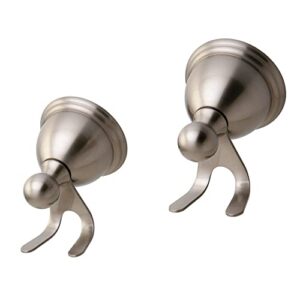 kingston brass bak3967sn restoration robe hook, brushed nickel