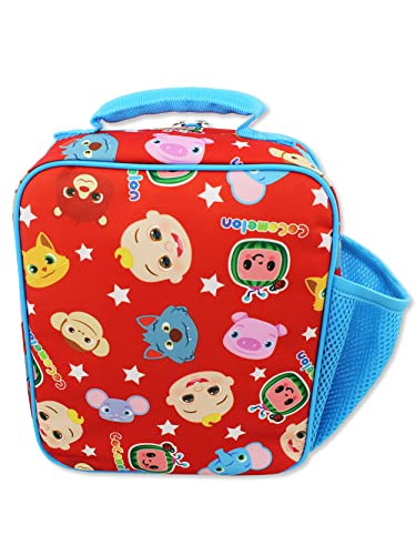 Cocomelon Boys Girls Soft Insulated School Lunch Box (Red, One Size)