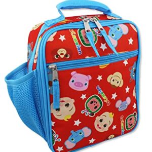 Cocomelon Boys Girls Soft Insulated School Lunch Box (Red, One Size)