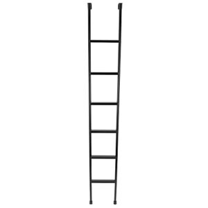 RecPro RV Bunk Ladder 85" | Black | Mounting Brackets Included | Aluminum | Made in USA