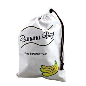 Banana Storage Drawstring Bag With Side Zipper Keeps Them Fresher Longer