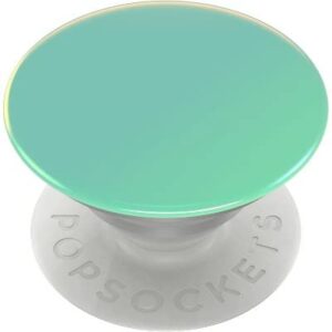 popsockets: phone grip with expanding kickstand, pop socket for phone - (chrome seafoam)