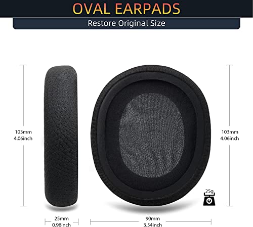 GVOEARS Replacement Ear Pads Cushions for Steelseries Arctis 1/3/5/7/7X/9/9X/pro Xbox Wireless Headset Gaming Earpads