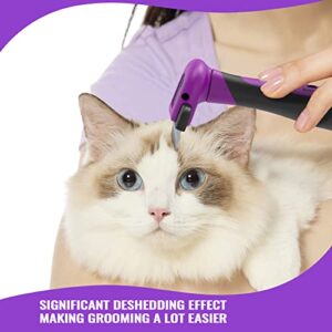 Bonve Pet Grooming Brush, Upgrade Pet Deshedding Tool for Dogs & Cats Effectively Reduces Shedding by Up to 95%, Dramatically Reduces Shedding in Minutes Guaranteed