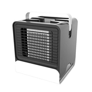 personal air cooler air conditioner fan, portable mini space cooler, evaporative humidifier, purifier, cooling fan for home offices kitchen