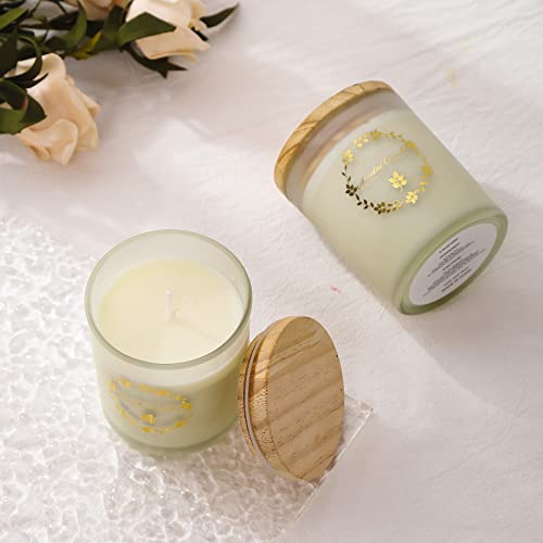 2 Pack Scented Candles Set for Women, Candles for Home Scented, Aromatherapy Candle Gifts for Mothers Day, 100% Soy Wax Candles with Essential Oils to Stress Relief