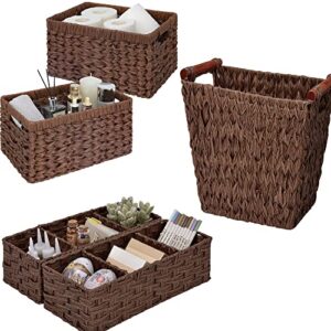 granny says bundle of 3 sets wicker storage baskets