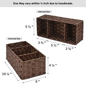 GRANNY SAYS Bundle of 3 Sets Wicker Storage Baskets