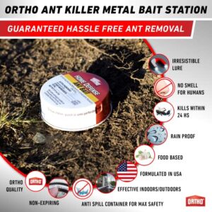 Ant Traps Indoor By ORTHO Home Defense 4+1pk- Metallic & Adhesive Pet Friendly Ant Killer Indoor & Ant Killer Outdoor - Ant Trap & Ant Bait Traps Indoor Ant Killer - Ant Traps Outdoor,Ant Bait Outdoor