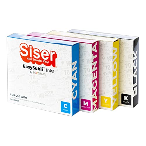 Sawgrass Easysubli CMYK Ink Set SG500 & SG1000 with Bonus 4 Rolls of ProSub Heat Resistant Tape