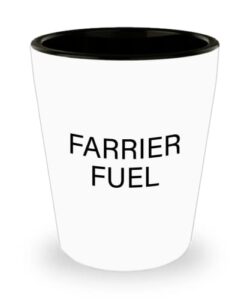 farrier gift farrier shot glass ceramic shot glass funny farrier present farrier fuel