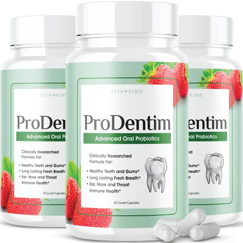 Vitaking Prodentim for Gums and Teeth Health Prodentim Dental Formula Prodentim Dental Supplement Pro Dentim (3 Bottles)