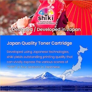 SHIKI Compatible Toner Cartridge Replacement for Kyocera ECOSYS M5526cdw P5026cdw TK5242C (Cyan, 3000 Pages)