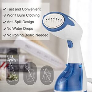 Steamer for Clothes, 1200 Watts Portable Handheld Garment Fabric Wrinkles Remover, Auto-Off, 30-Second Fast Heat-up, 260ml Large Detachable Water Tank