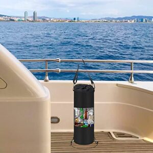 Boat Trash Can, AHIER Portable Mesh Boat Storage Bag, Outdoor Reusable Boat Garbage Ban for Your Boat, Kayak, or Camper