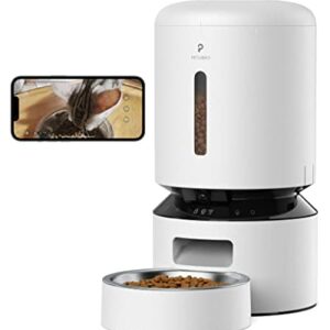 PETLIBRO Automatic Cat Food Dispenser with Camera, 1080P HD Video with Night Vision, 5G WiFi Automatic Cat Feeder with APP 2 Way Audio, Motion & Sound Alerts Pet Feeder for Cat & Dog Single Tray