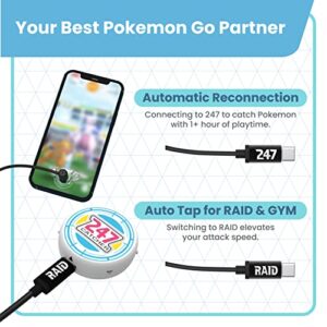 Mcbazel PhotoFast 247 Auto Catcher for Poke mon Go with Auto-tap, Auto Reconnect, Over 1-Hour Connection Function Compatible with iOS & Android