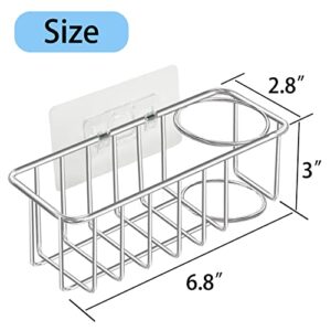 VESONNY Sponge Holder for Kitchen Sink, Sink Suction Holder for Sponges Scrubbers, Kitchen Sink Sponge Holder