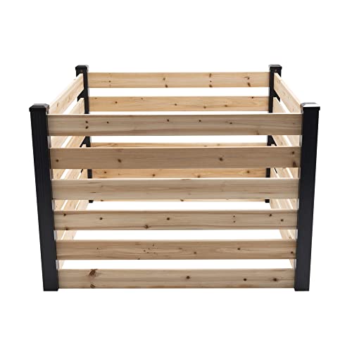 Outdoor Essentials Haven 4 ft. x 4 ft. Cedar Compost Bin