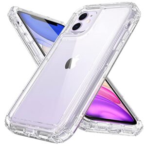 megalucky for iphone 11 case, clear tpu, shockproof protective phone case for iphone 11 6.1inch (clear)