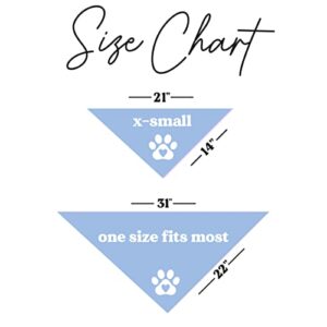 Team Boy Gender Reveal/Baby Announcement Dog Bandana (Baby Blue, OS 821)