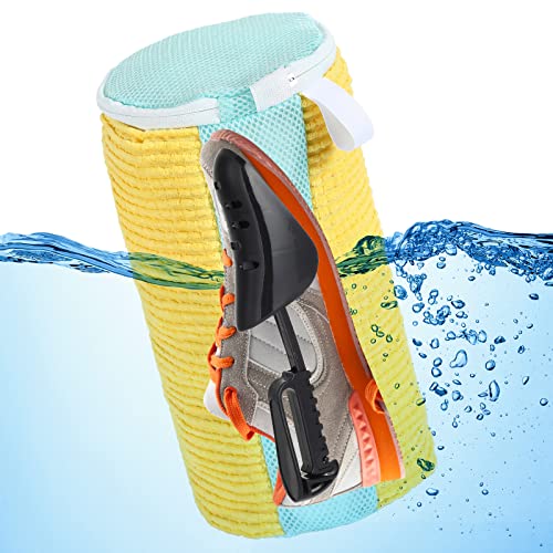 8 Pcs Shoes Laundry Bag Adjustable Shoe Trees Washing Machine Bag with Zipper Shoe Cleaner Kit 4 Pair of Shoe Trees for Women Men Canvas