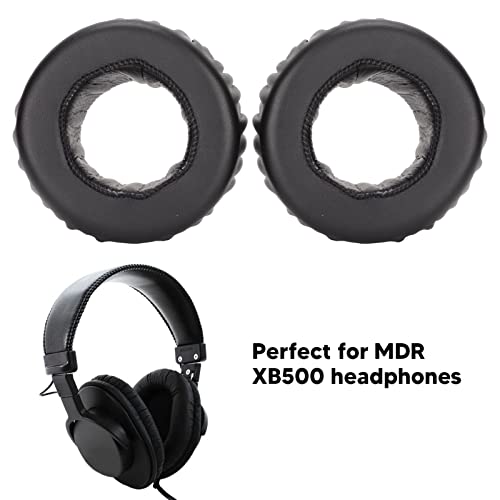 Yoidesu Professional Ear Pads for Sony, Replacement Earpads Cushions for Sony MDR XB500 Headphone, Noise Isolating Memory Foam, Increase Thickness, Headphone Ear Pad Repair Parts