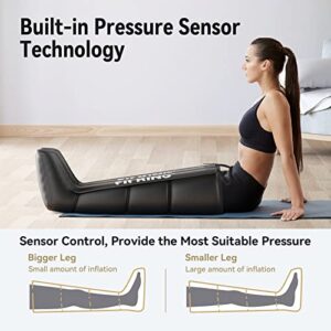 FIT KING Air Compression Recovery System, Foot and Leg Air Massage Boots for Blood Circulation and Fast Recovery,Muscle Pain Relief Device (Medium)