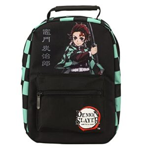 bioworld demon slayer tanjiro black lunch bag