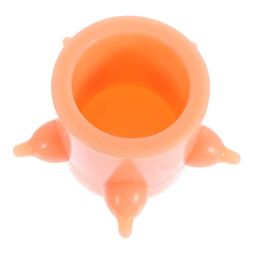 ULTECHNOVO Silicone Puppy Nipple Milk Feeder 4 Nipples Feeder, Pet Nursing Feeding Station for Puppies Kitten