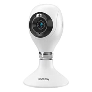 ZOSI C611 2K WiFi Indoor Home Security Camera for Baby Monitor/Nanny/Pet Cam with Phone app,Night Vision,2-Way Audio,Motion Detection,Cloud & SD Card Storage,Works with Alexa,24/7 Surveillance