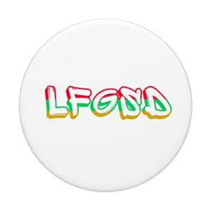 LFGSD Baseball fan San Diego Sports SD PopSockets Swappable PopGrip