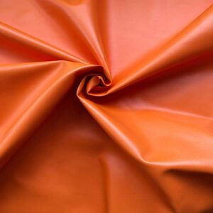 Large Soft Vinyl Upholstery Leather Fabric 1 Yard 56.3x36inch, 0.8mm Thick Texture Faux Leather Sheets, for Upholstery Crafts, Sofa, Car Seat, Handbag, Earrings, Hair Bows, DIY Crafts (Orange)