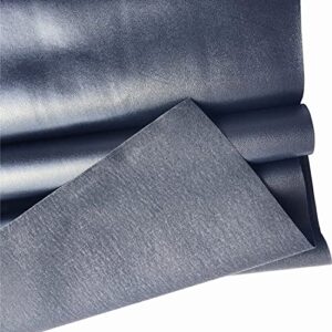 Large Soft Vinyl Upholstery Leather Fabric 1 Yard 56.3x36inch, 0.8mm Thick Texture Faux Leather Sheets, for Upholstery Crafts, Sofa, Car Seat, Handbag, Earrings, Hair Bows, DIY Crafts (Black)