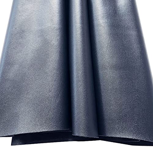 Large Soft Vinyl Upholstery Leather Fabric 1 Yard 56.3x36inch, 0.8mm Thick Texture Faux Leather Sheets, for Upholstery Crafts, Sofa, Car Seat, Handbag, Earrings, Hair Bows, DIY Crafts (Black)