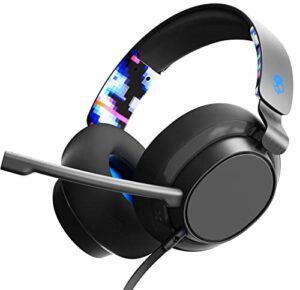 skullcandy slyr multi-platform over-ear wired gaming headset, works with xbox playstation and pc - blue