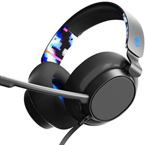 Skullcandy SLYR Multi-Platform Over-Ear Wired Gaming Headset, Works with Xbox Playstation and PC - Blue