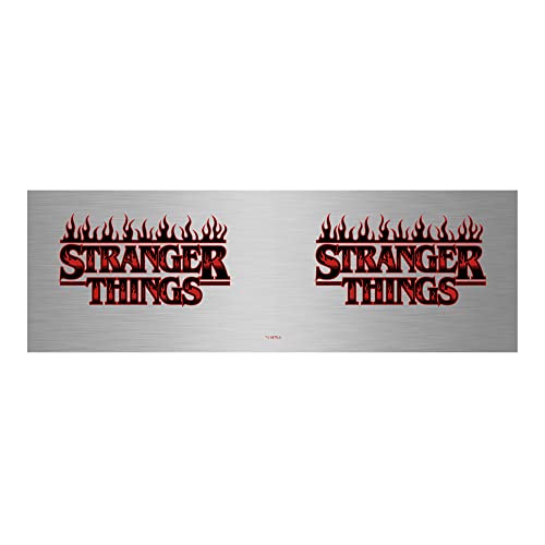 Netflix Stranger Things Stranger Flame Logo 27 oz Stainless Steel Travel Mug, Multicolor