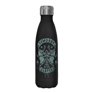 netflix stranger things demobat slayer 17 oz stainless steel bottle, multicolor