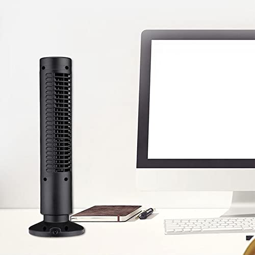 ZZKHGo Tower Electric Fan, USB Bladeless Fan Mini Vertical Air Conditioner, Mini Leafless Tower Air Conditioner Small Fan, Air Circulation Coolers for Home Office Bedroom