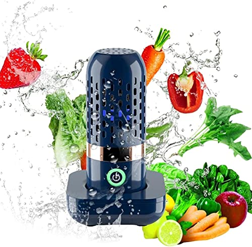 Fruit And Vegetable Washing Machine, 4400mah USB Wireless Charging Food Purifier, Portable Food Purifier, Capsule Washing Machine, Washing Fruits, Vegetables, Meat