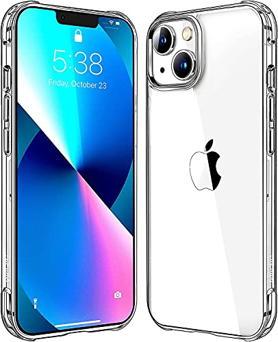 Temdan for iPhone 14 Case,with [3 Pcs Tempered Glass Screen Protector][3 Pcs Camera Lens Protector][Military Grade Drop Protection] Heavy Duty Full Body Shockproof Phone Case Cover 6.1''-Beige