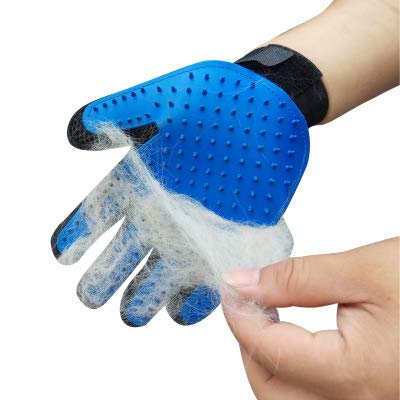 lanimal Deshedding Brush, Deshedding Tool for Dogs & Cats, Dog brush for shedding short haired dogs, dog brush for shedding with dog washing gloves.