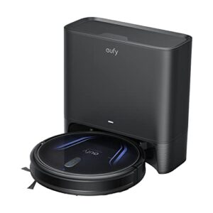 eufy clean by anker, eufy clean g40+, robot vacuum, self-emptying robot vacuum, 2,500pa suction power, wifi connected, planned pathfinding, ultra-slim design, perfect for daily cleaning