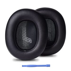 e65bt earpads replacement ear cushions compatible with live 650btnc live660btnc e65bt e65btnc everest elite 750nc v710 duet nc wireless over-ear headphones-added a stick and a bag