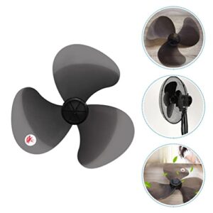 LIFKOME 16 Plastic Fan Blade Leaves Universal Household Standing Fan Table Fanner Replacement Part Plastic Fan Blade Replacement Leaves with Nut Cover Household Standing Fan