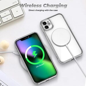 ZCDAYE Case for iPhone 11, iPhone 11 Phone Case Compatible with Wireless Charging,Silver Edge Electroplated Transparent Soft TPU Shockproof Case Cover for iPhone 11(6.1 inches) - Silver