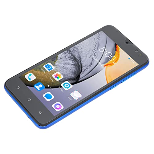 5.45Inch Unlocked Smartphone, 2GB RAM 16GB ROM Full HD Screen, Support WiFi/Bluetooth//GPS/Face Recognition, 3G Cell Phone for Android 10(Blue)